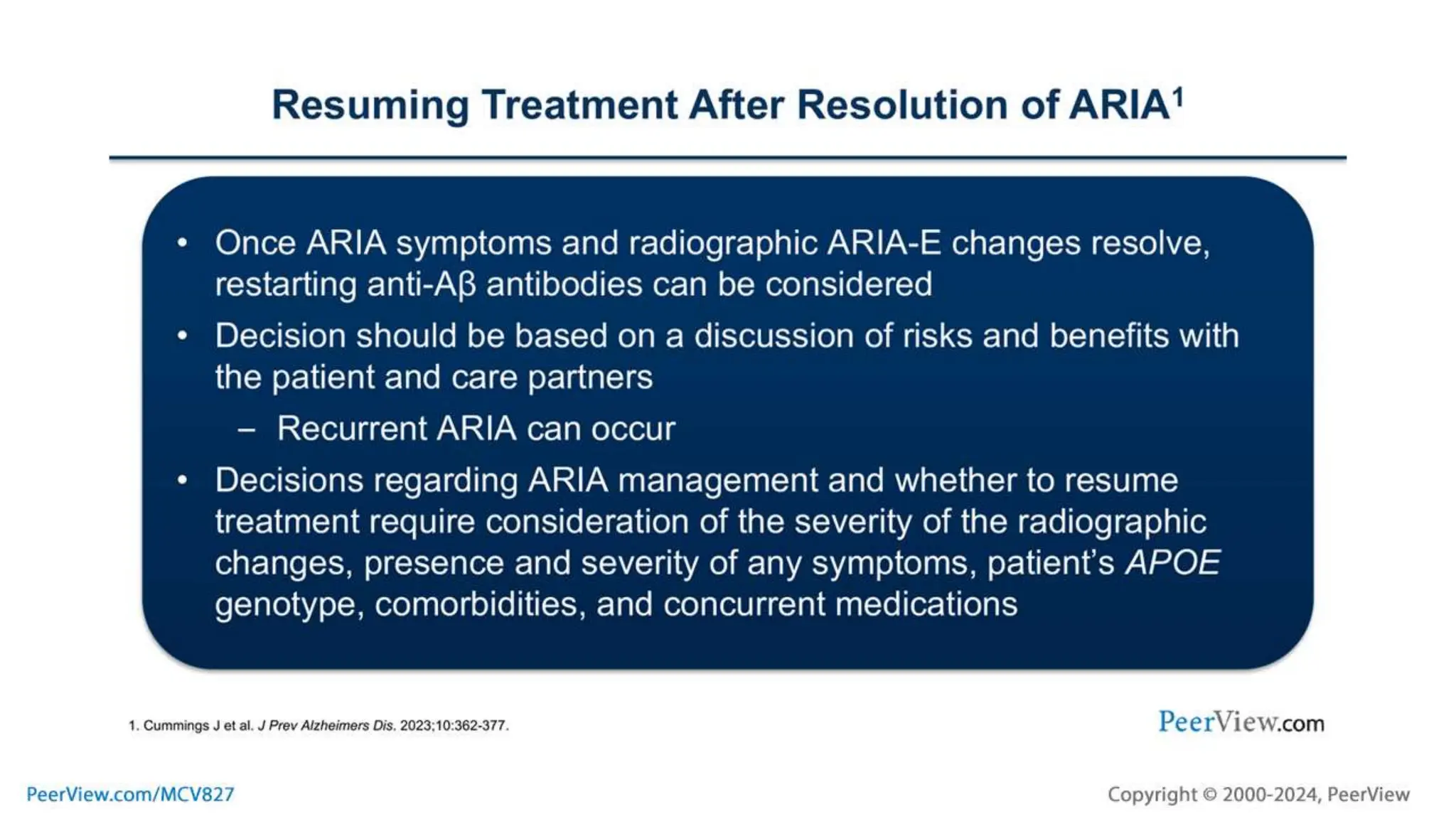 Improving the Recognition and Management of Amyloid-Related Imaging ...