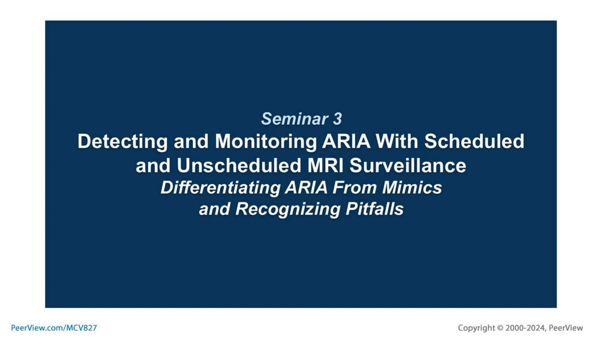 Improving the Recognition and Management of Amyloid-Related Imaging ...