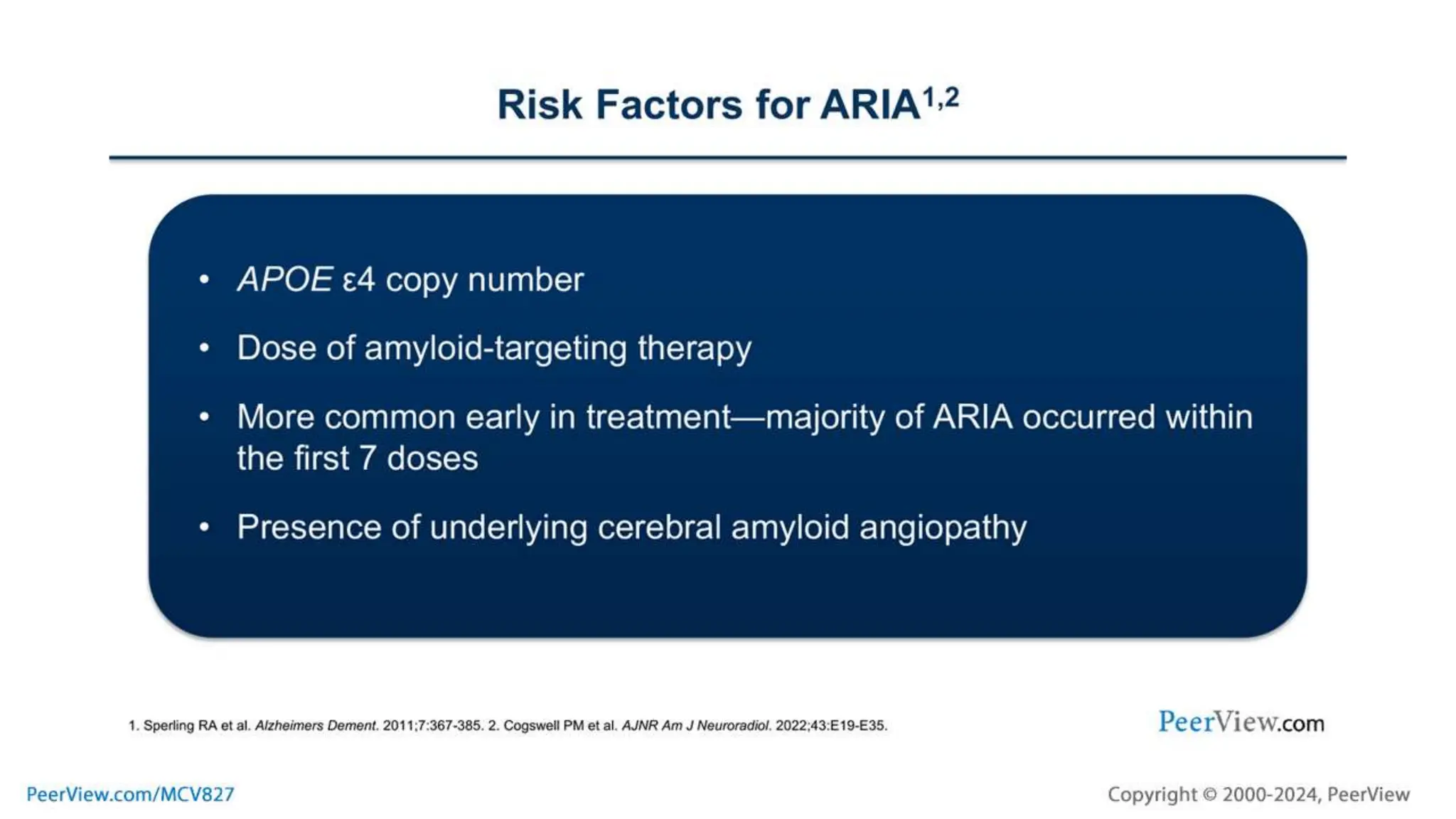 Improving the Recognition and Management of Amyloid-Related Imaging ...