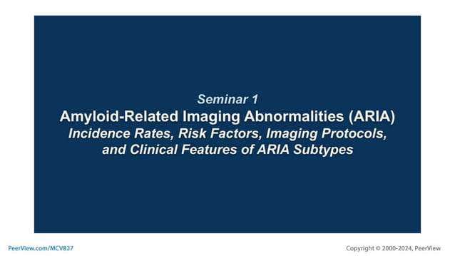Improving the Recognition and Management of Amyloid-Related Imaging ...