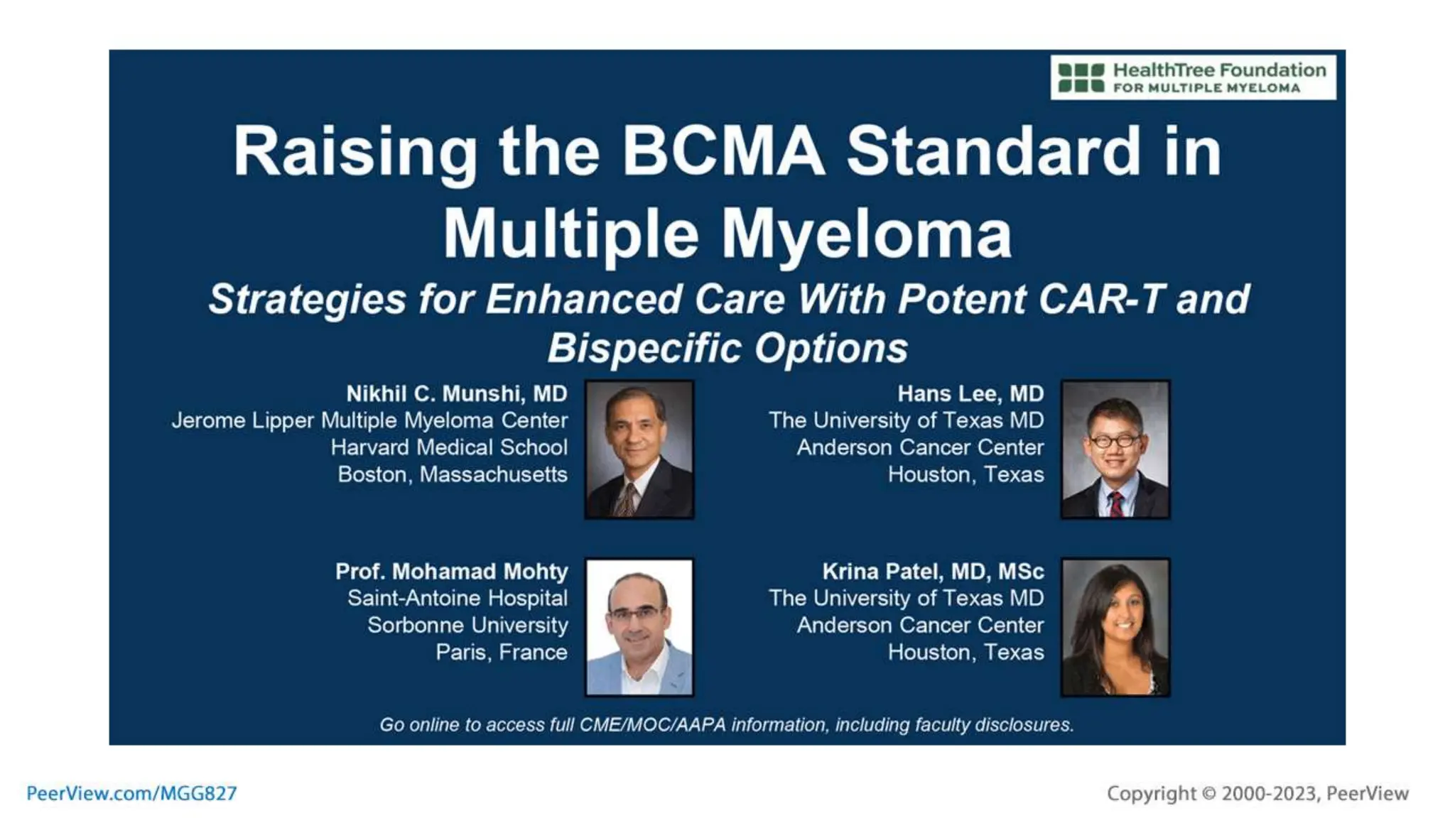 Raising the BCMA Standard in Multiple Myeloma: Strategies for Enhanced ...