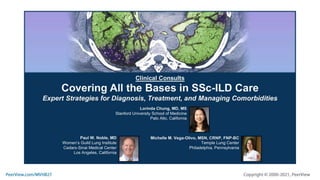 Covering All the Bases in SSc-ILD Care: Expert Strategies for Diagnosis, Treatment, and Managing ...