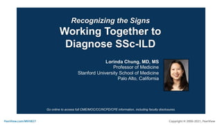 Covering All the Bases in SSc-ILD Care: Expert Strategies for Diagnosis ...