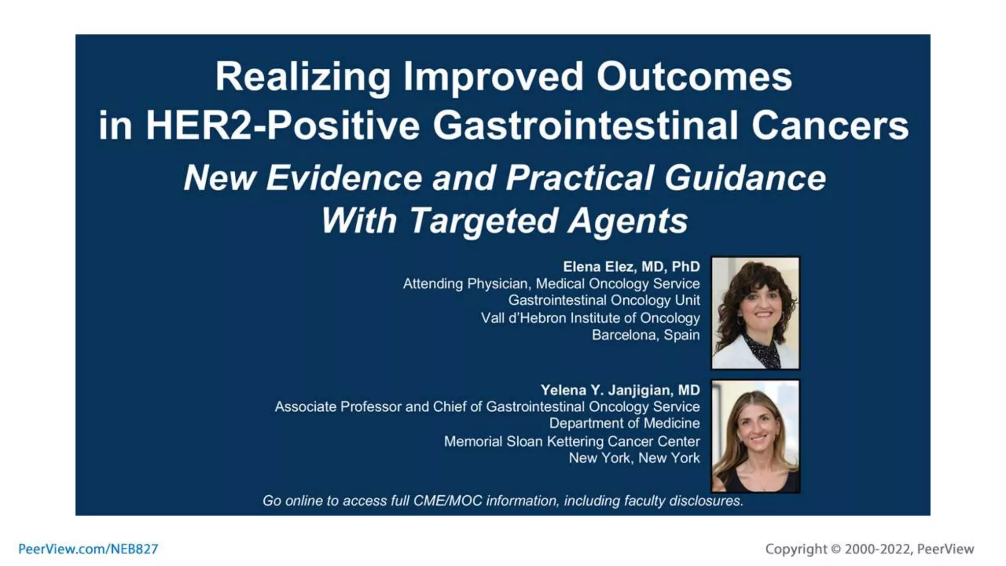 Realizing Improved Outcomes in HER2-Positive Gastrointestinal Cancers ...