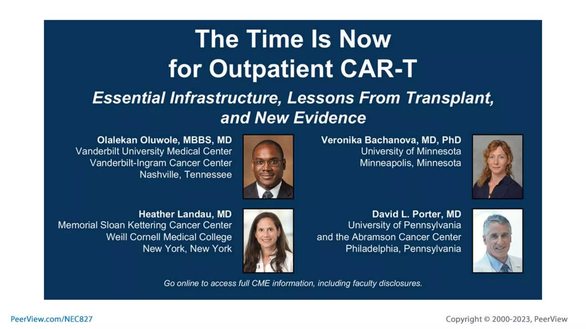 The Time Is Now for Outpatient CAR-T: Essential Infrastructure, Lessons ...