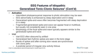 Generalized Tonic-Clonic Seizures: Clinical Pearls for Recognition and ...