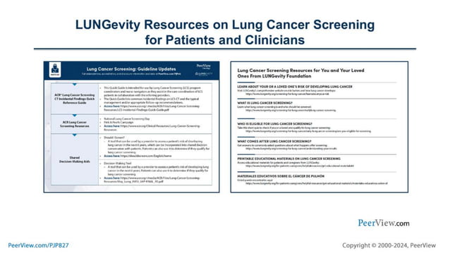Screening and Early Intervention as the Keys to Success in Lung Cancer ...