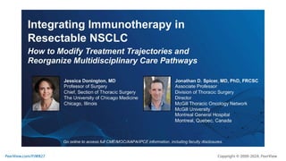 Integrating Immunotherapy in Resectable NSCLC: How to Modify Treatment ...