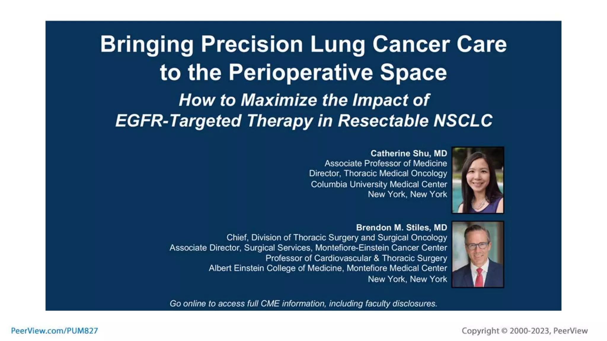 Bringing Precision Lung Cancer Care to the Perioperative Space: How to ...