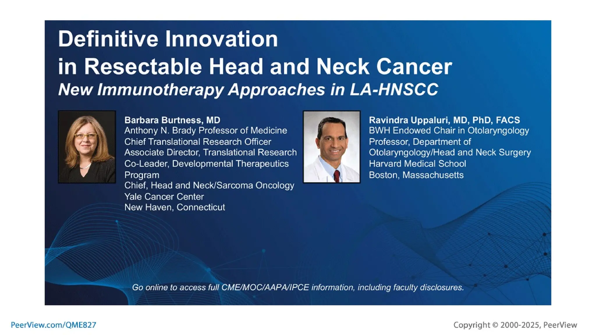 Definitive Innovation in Resectable Head and Neck Cancer: New ...