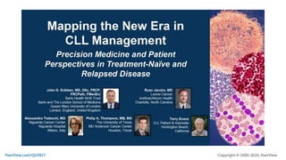 Mapping the New Era in CLL Management: Precision Medicine and Patient ...