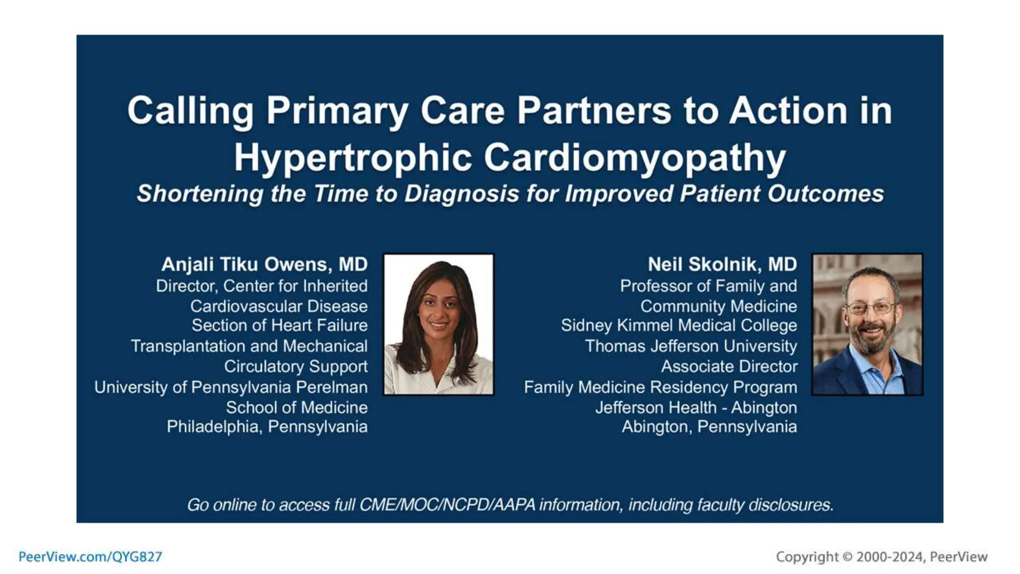Calling Primary Care Partners to Action in Hypertrophic Cardiomyopathy ...