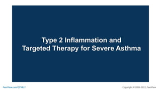 Controlling Moderate to Severe Asthma Across the Lifespan in an Ever ...