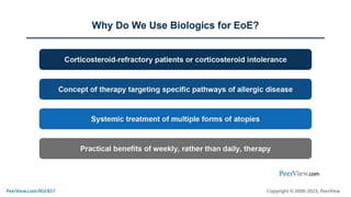 Targeted Biologic Therapy in Eosinophilic Esophagitis: Practical ...