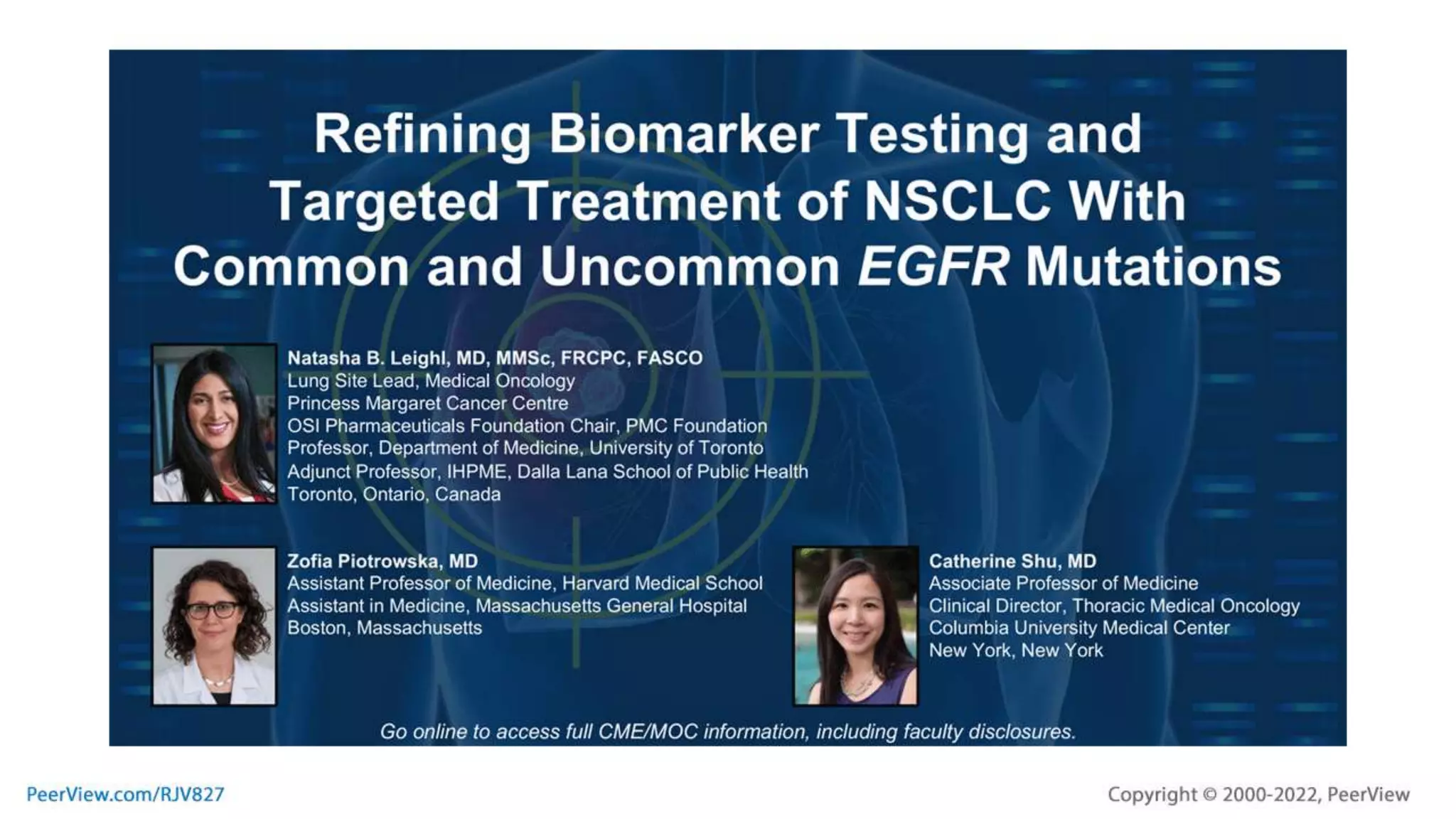 Refining Biomarker Testing and Targeted Treatment of NSCLC With Common ...
