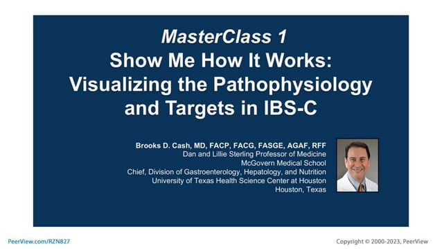 Addressing Unmet Nursing Needs in the Management of IBS-C: Understanding the Mechanism of ...