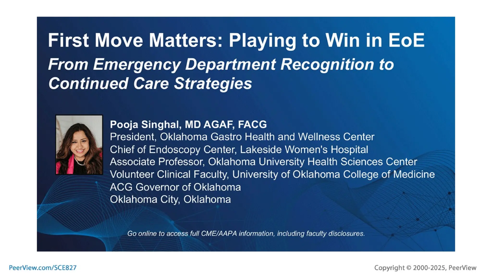 First Move Matters: Playing to Win in EoE – From Emergency Department ...