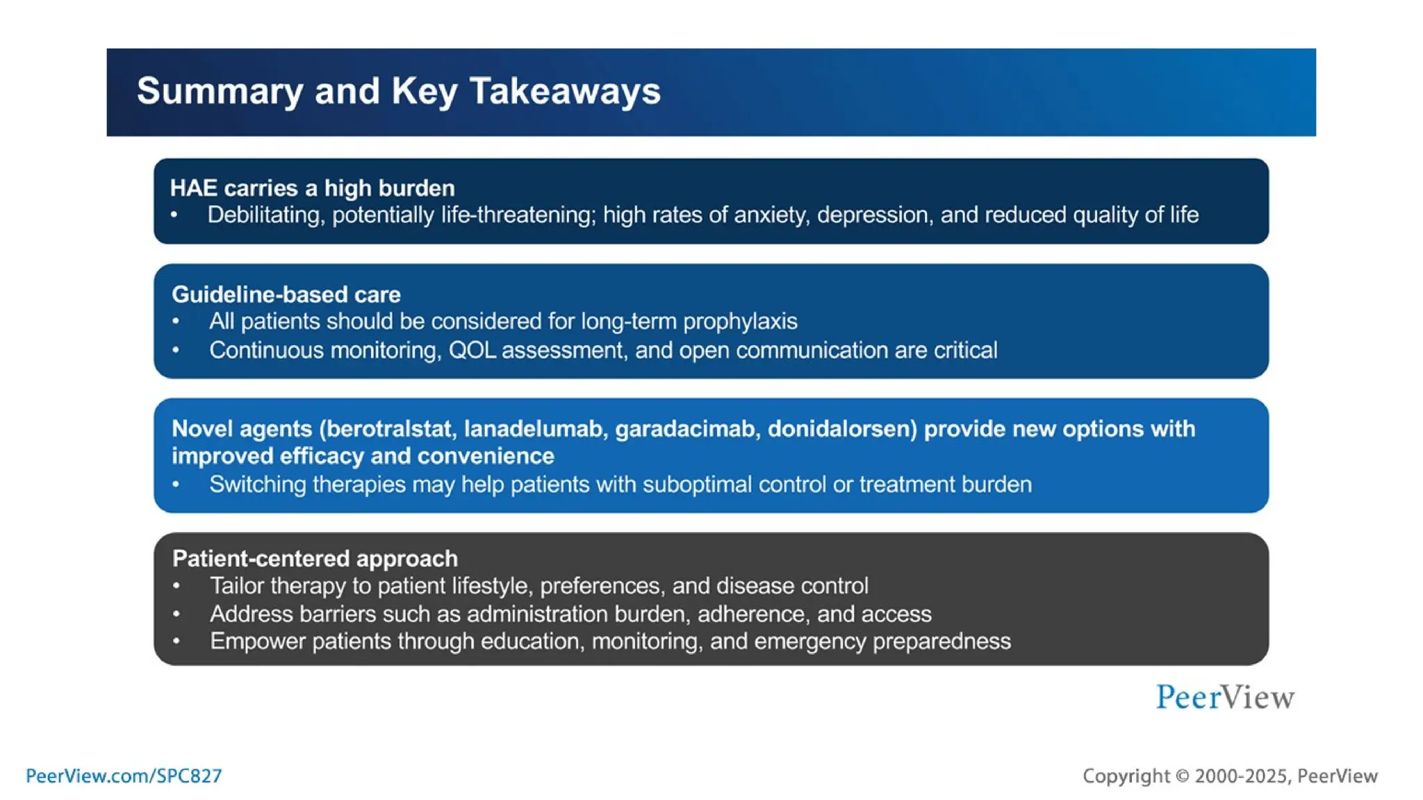 Improving the Care of Patients With Hereditary Angioedema: Maximizing ...