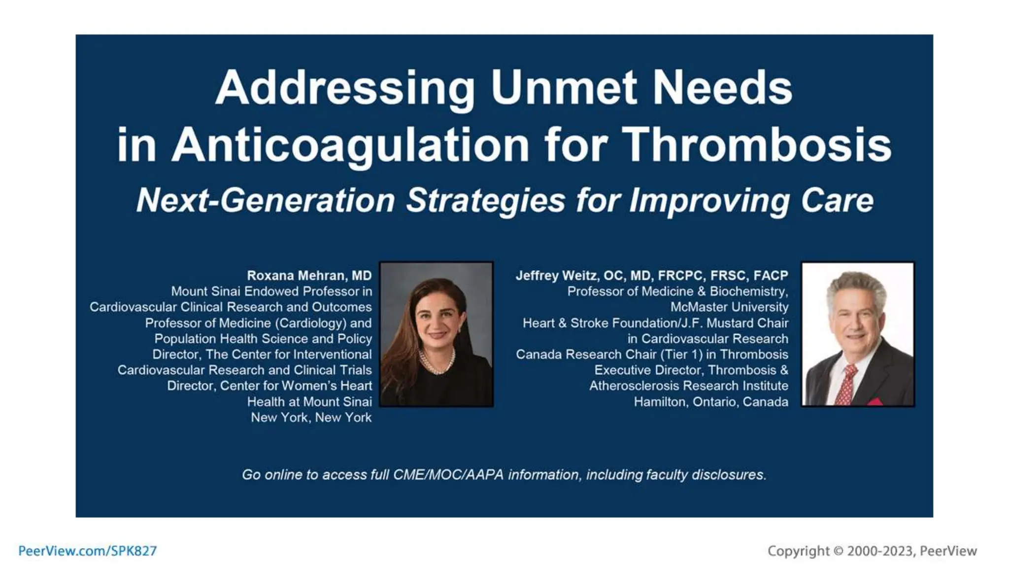 Addressing Unmet Needs in Anticoagulation for Thrombosis: Next-Generation Strategies for ...