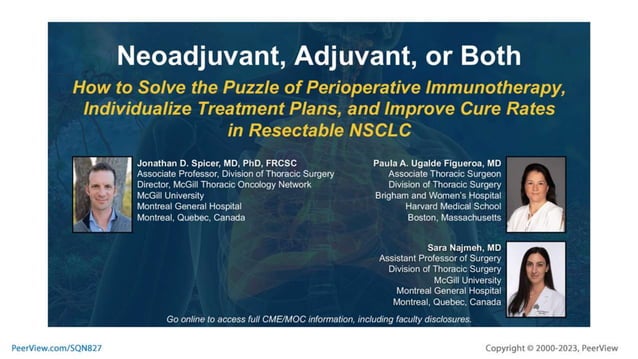 Neoadjuvant, Adjuvant, or Both: How to Solve the Puzzle of ...