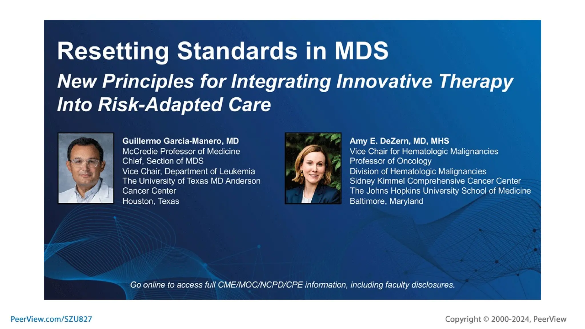 Resetting Standards in MDS: New Principles for Integrating Innovative ...