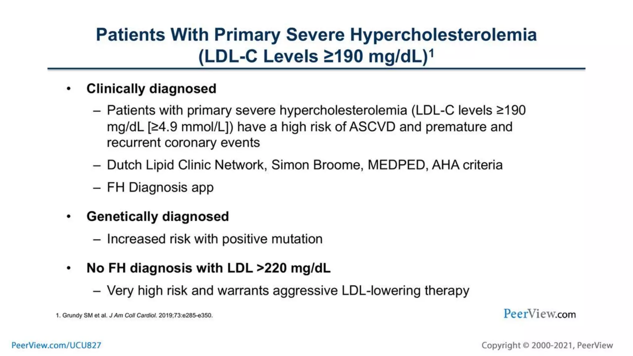 Management of Hyperlipidemia in the Family Medicine Setting: Diagnosis ...
