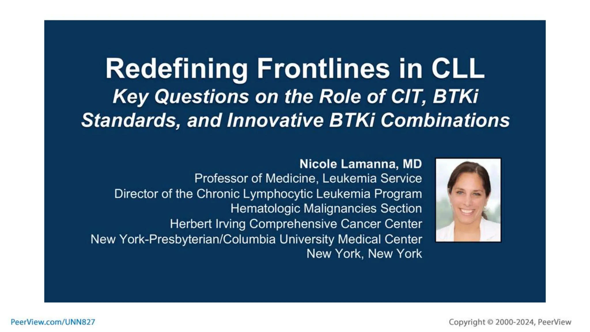 Redefining Frontlines in CLL: Key Questions on the Role of CIT, BTKi ...