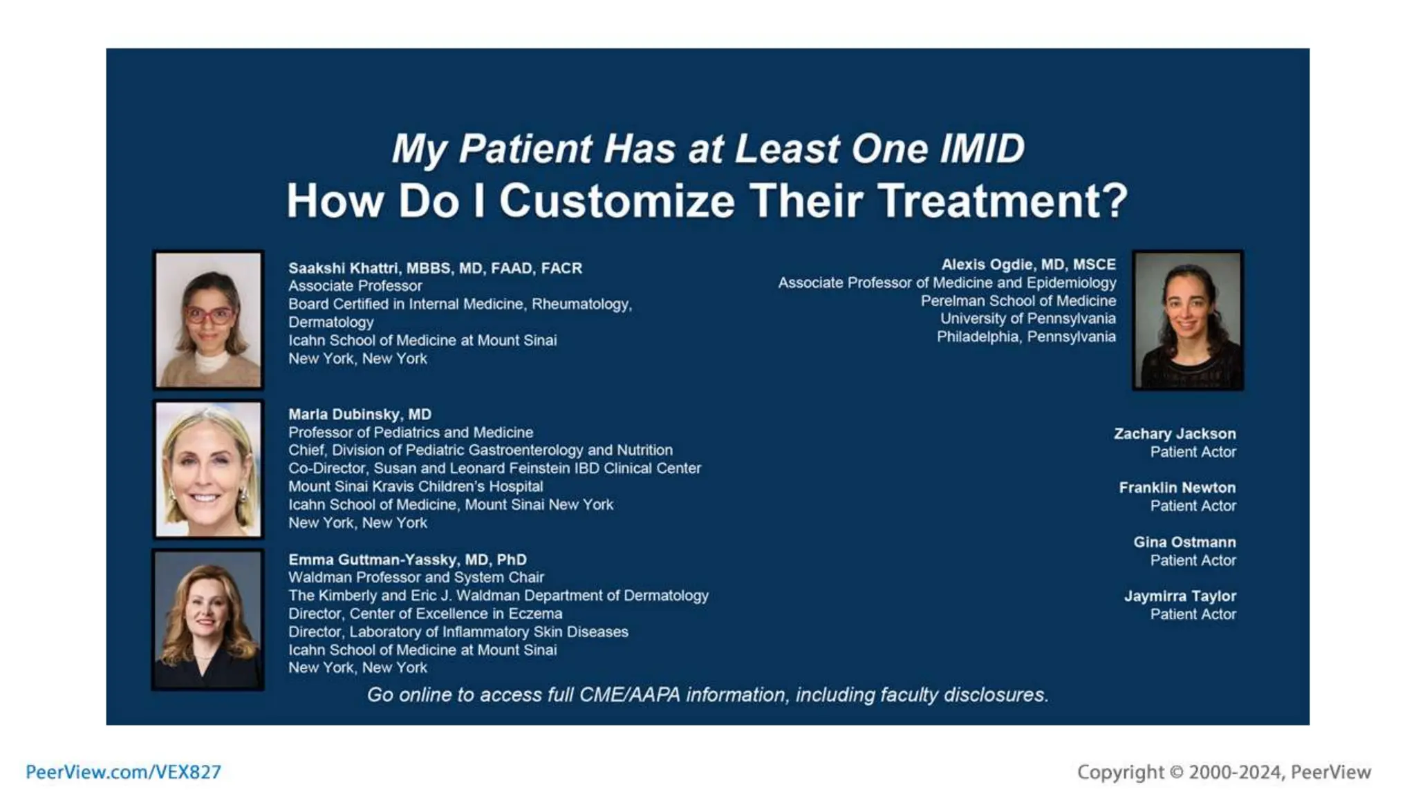 Interdisciplinary Approaches to Management of Immune-Mediated ...