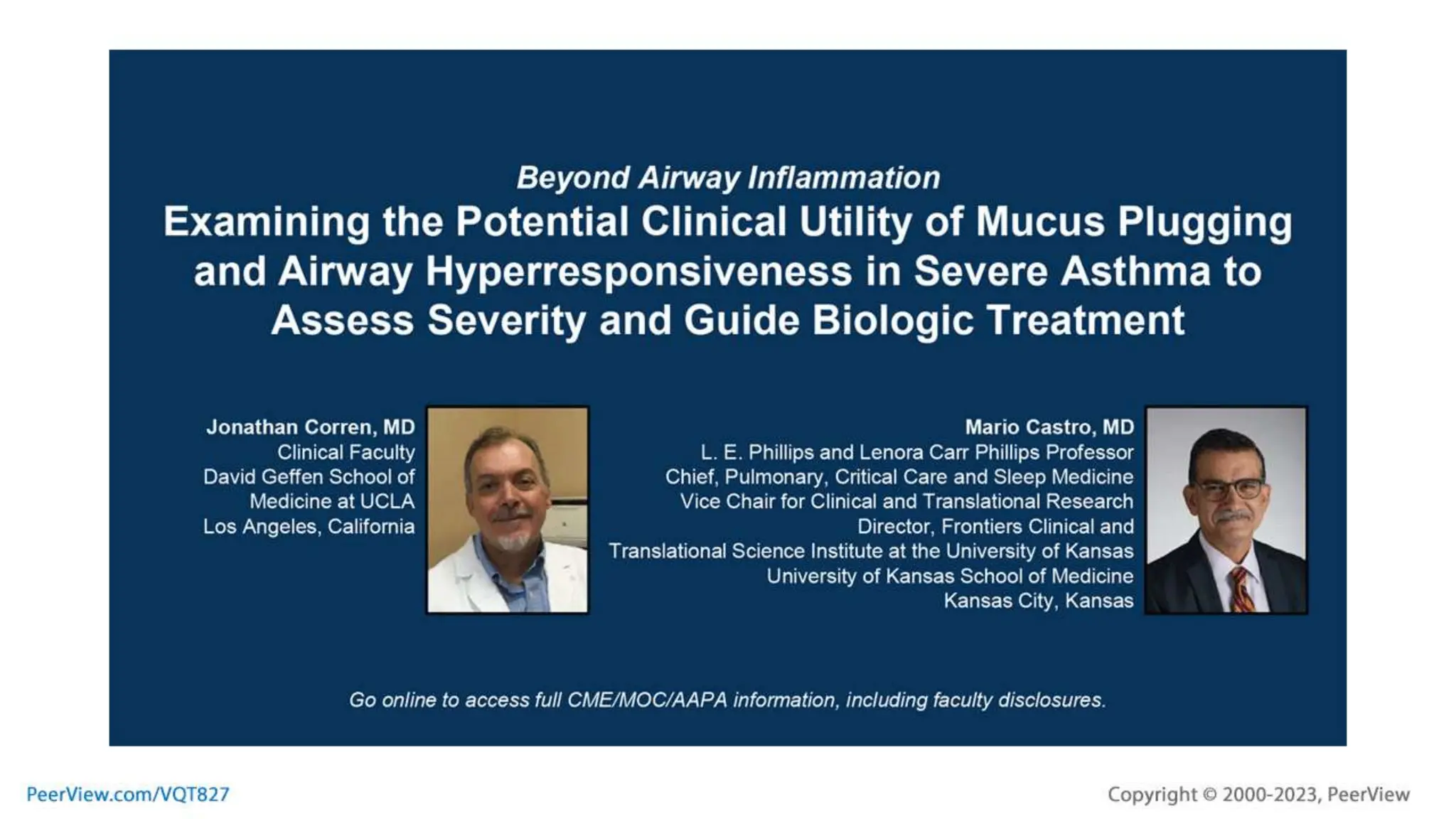 Beyond Airway Inflammation: Examining the Potential Clinical Utility of ...