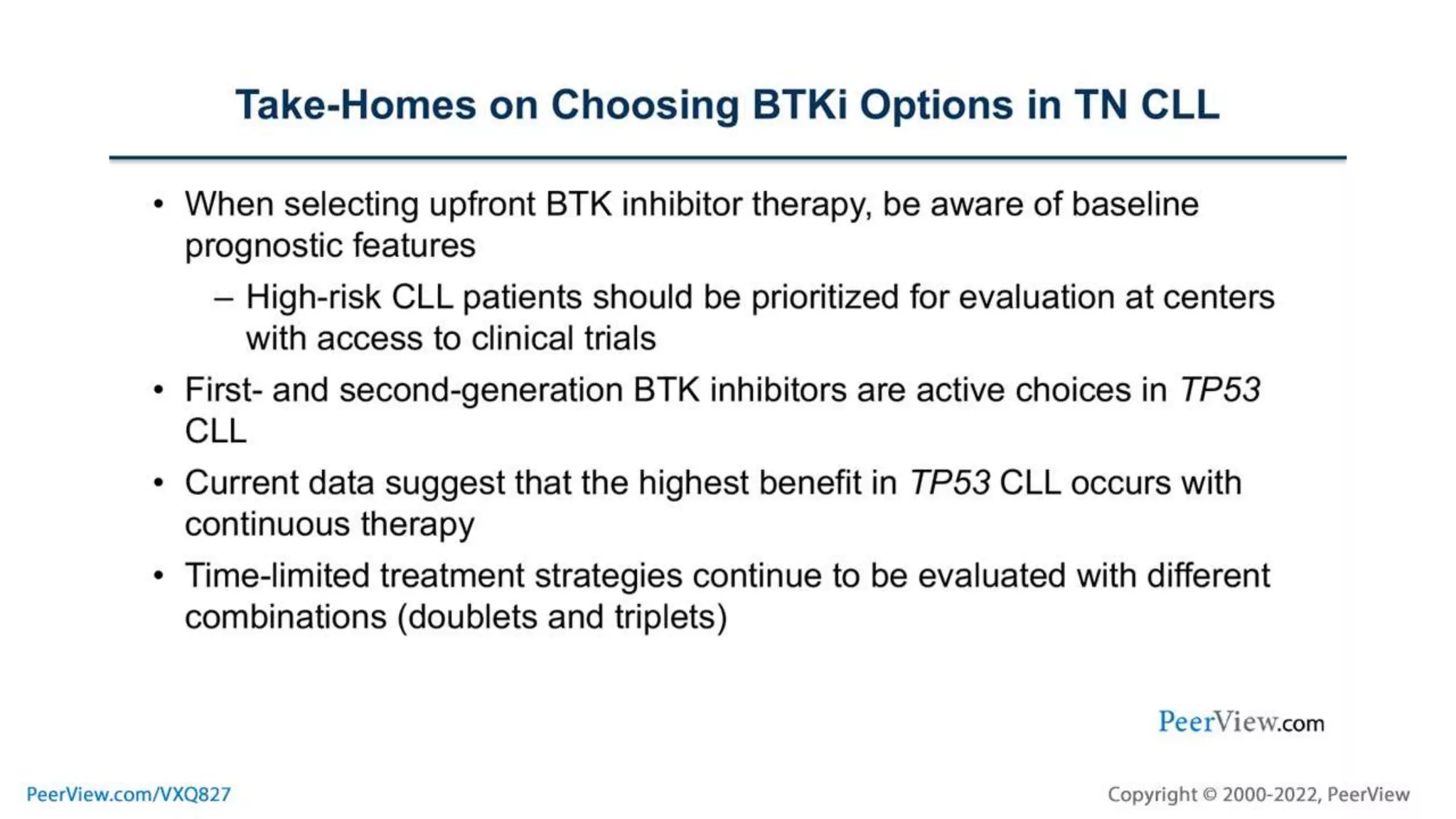 The Winning Way With BTK Inhibitors in CLL: Evidence-Informed Choices ...