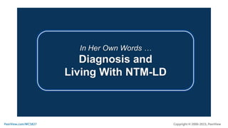 Improving the Patient Experience in Nontuberculous Mycobacterial Lung Disease: The Intersection ...