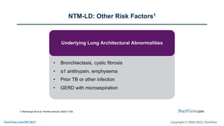 Improving the Patient Experience in Nontuberculous Mycobacterial Lung Disease: The Intersection ...