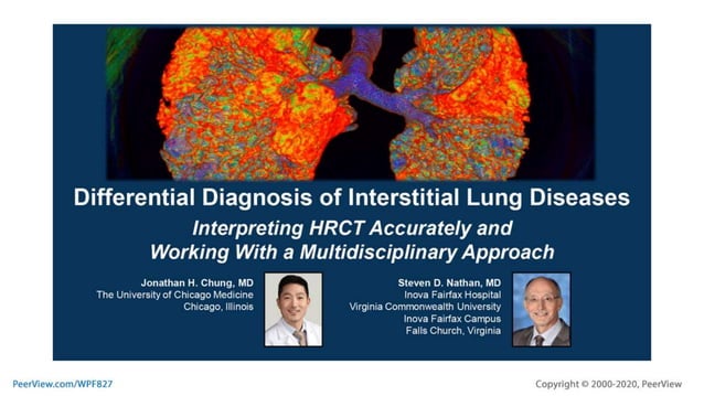 Differential Diagnosis of Interstitial Lung Diseases: Interpreting HRCT ...