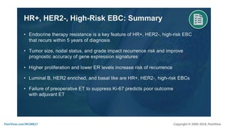 Safeguarding Patients With HR+, HER2-, High-Risk, Early Breast Cancer ...