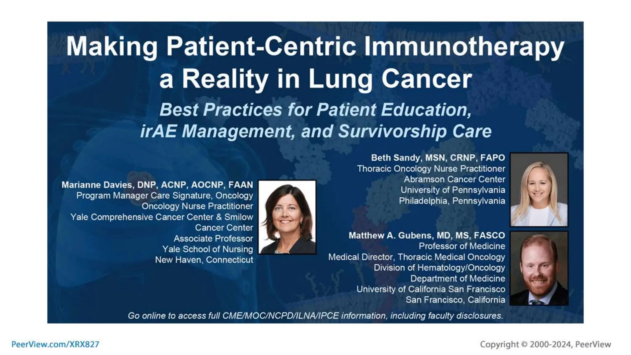Making Patient-Centric Immunotherapy a Reality in Lung Cancer: Best Practices for Patient ...