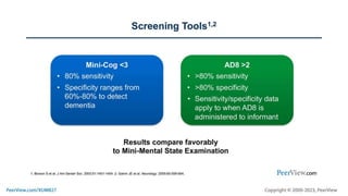 Facilitating Cognitive Assessment in Primary Care for the Timely ...