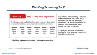 Facilitating Cognitive Assessment in Primary Care for the Timely ...