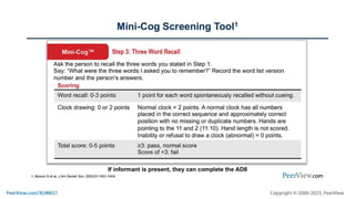Facilitating Cognitive Assessment in Primary Care for the Timely ...