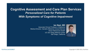Facilitating Cognitive Assessment in Primary Care for the Timely ...