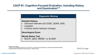 Facilitating Cognitive Assessment in Primary Care for the Timely ...