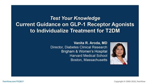 Test Your Knowledge: Current Guidance on GLP-1 Receptor Agonists to ...