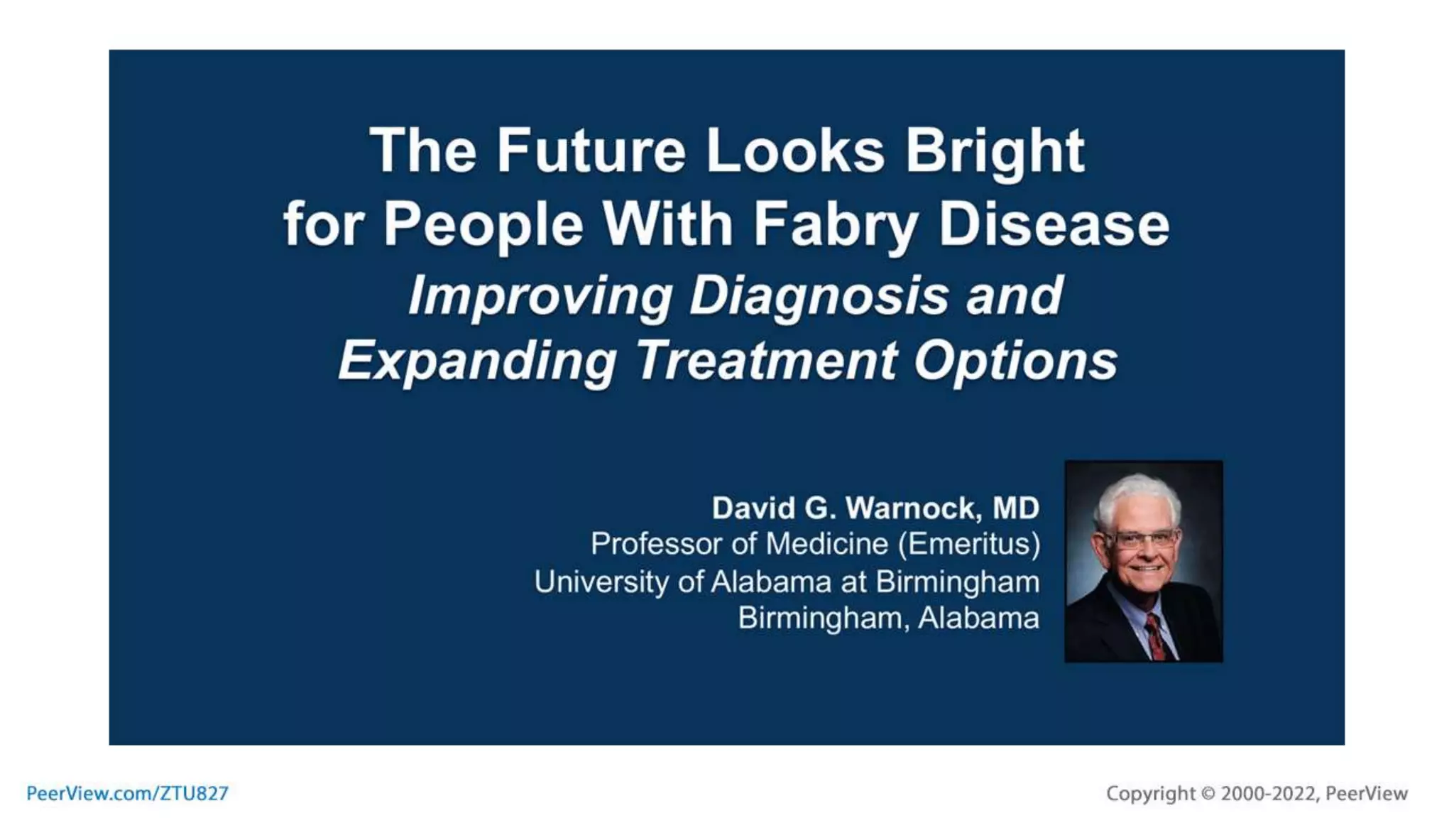 The Future Looks Bright for People With Fabry Disease: Improving ...