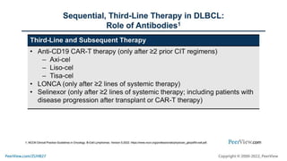 Moving Beyond Conventional Care for DLBCL: Oncology Nurse Leadership ...