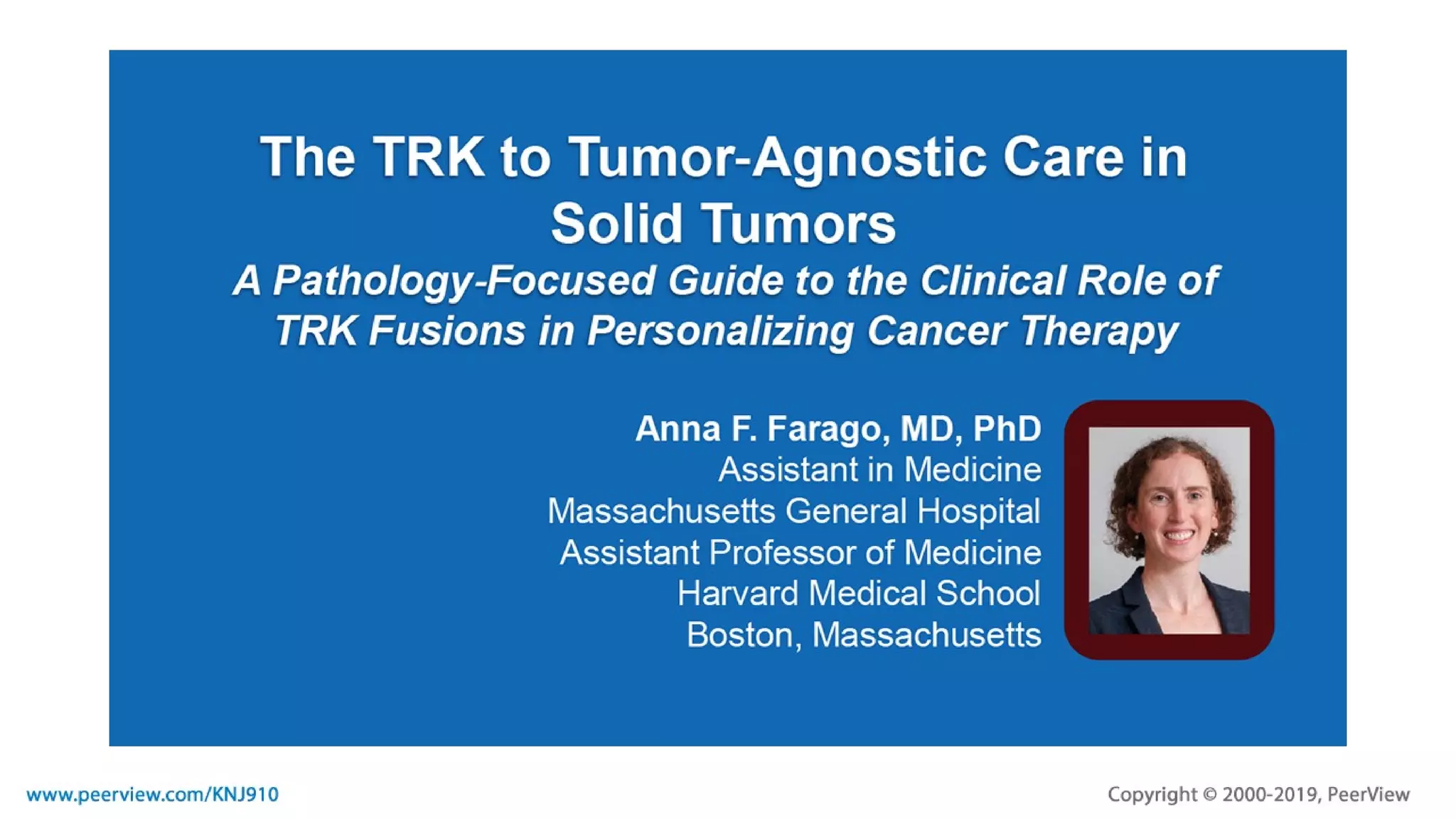 The TRK to Tumor-Agnostic Care in Solid Tumors: A Pathology-Focused ...