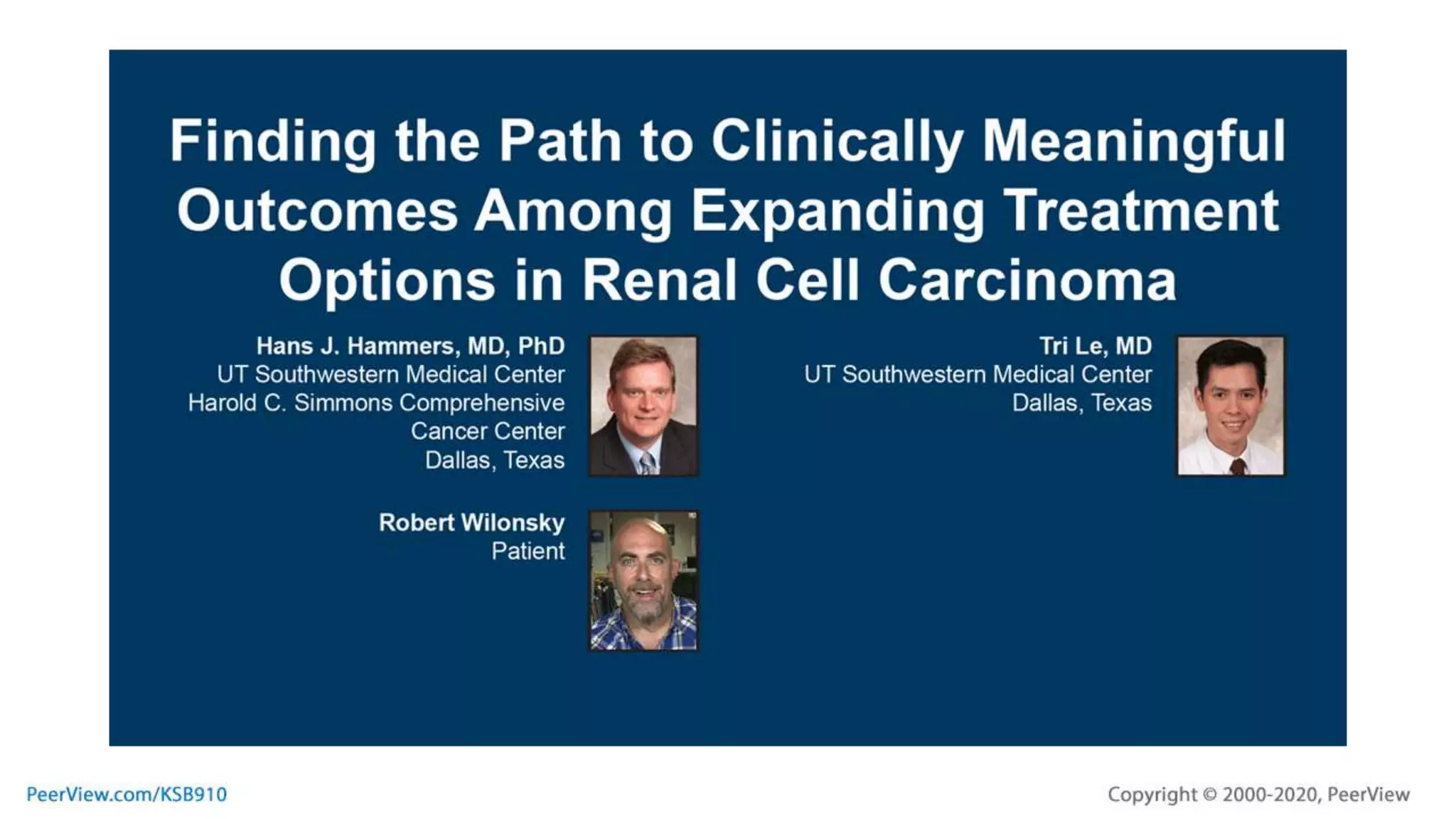 Finding the Path to Clinically Meaningful Outcomes Among Expanding Treatment Options in Renal ...