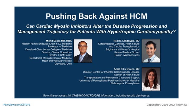 Pushing Back Against HCM: Can Cardiac Myosin Inhibitors Alter the ...
