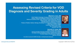 Journal Insight on VOD/SOS: Expert Views on New Evidence and Guidelines ...