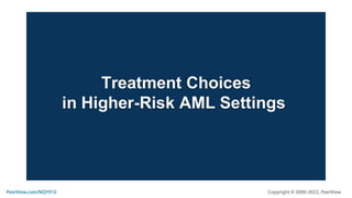 The Power of Personalized Medicine in AML: Linking Individualized ...