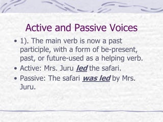 Active & Passive Voice & Verbs | PPTX