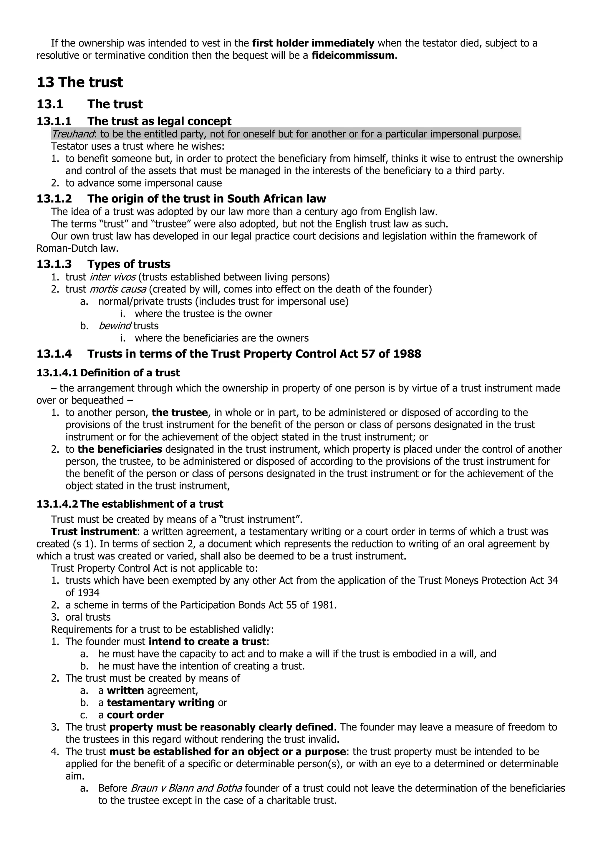 Law of succession-Notes for students studying law | DOC
